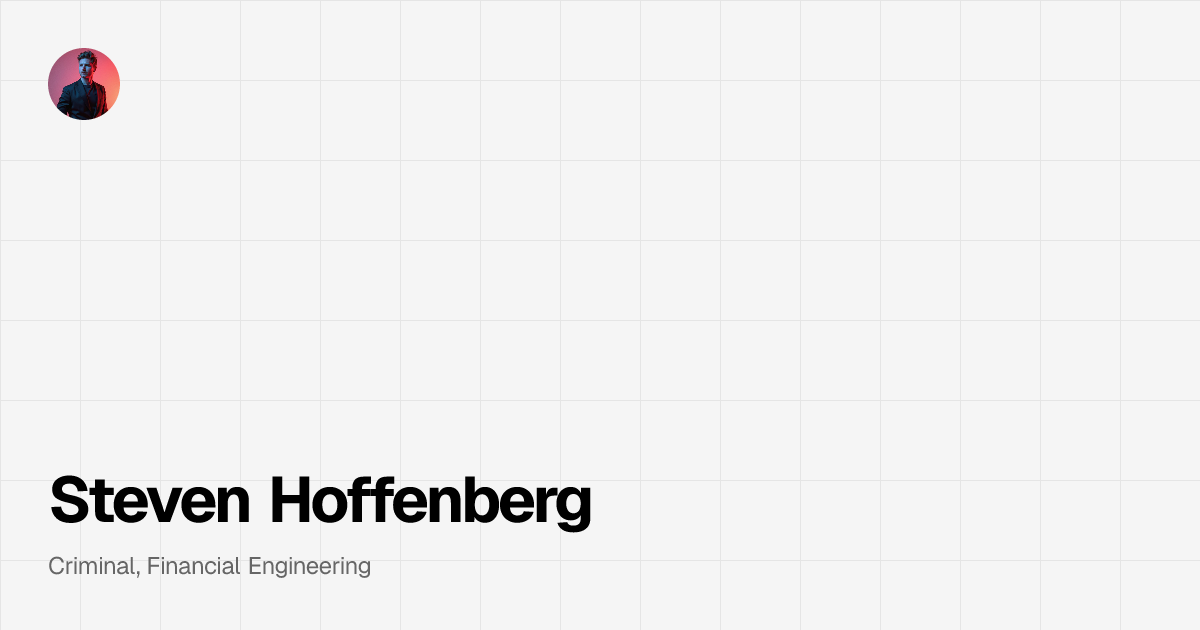 Steven Hoffenberg | Stephen M. Walker II