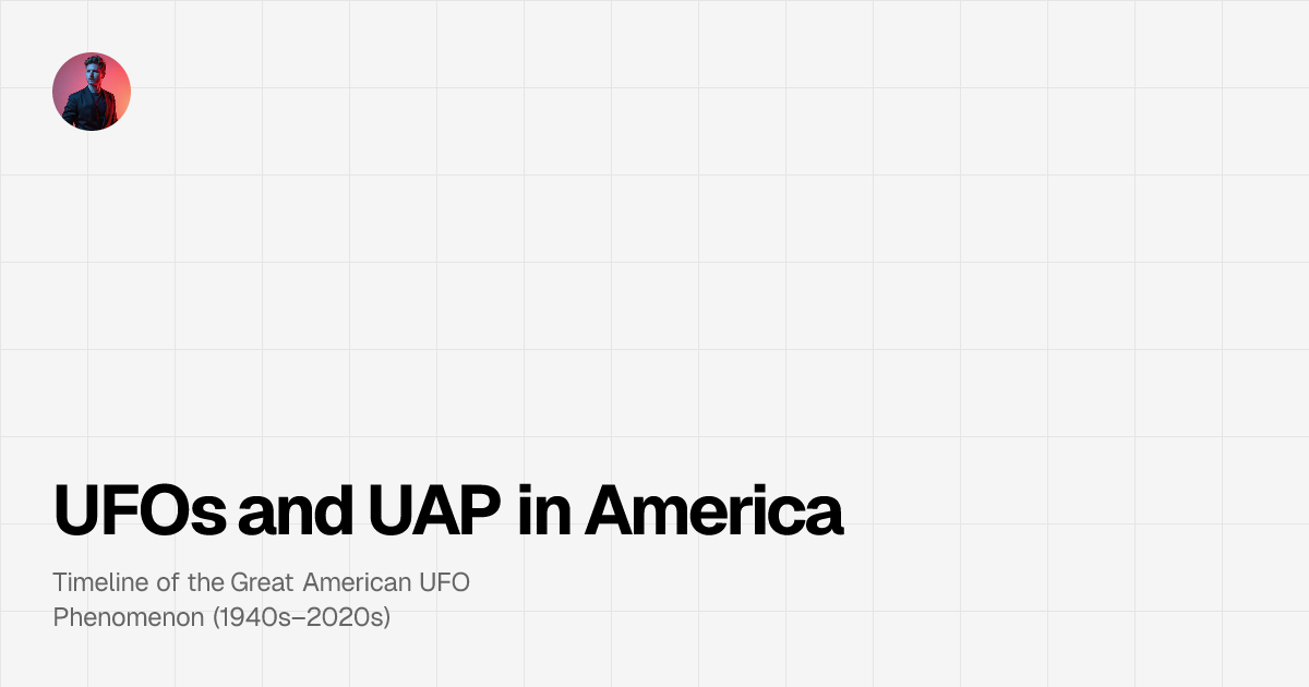 UFOs and UAP in America | Stephen M. Walker II